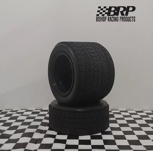 BISHOP RACING BRP USA Street Tread Tires High Performance - Black Knight RC