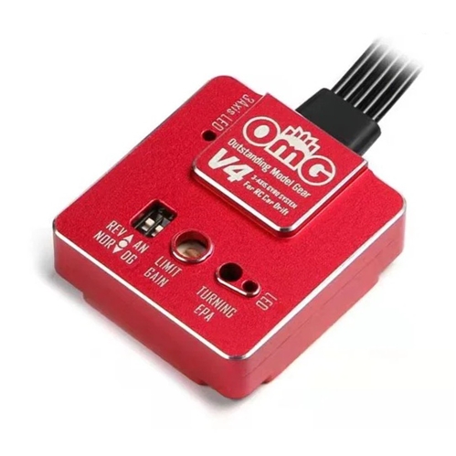 OMG Tuned Gyro V4 - RED - Black Knight RC